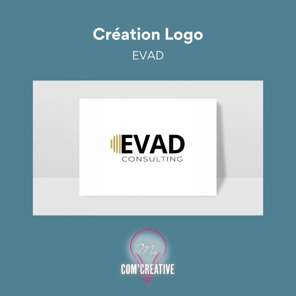Création Logo - EVAD - Ma Com'Creative Luxembourg